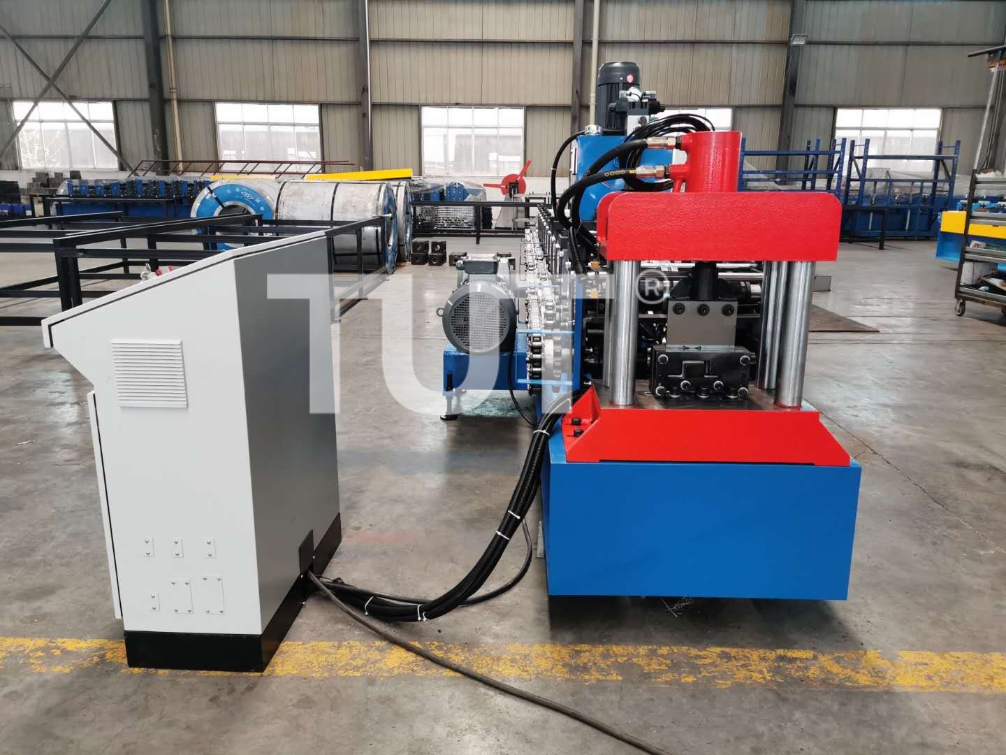 Customized Top Hat Roll Forming Machine ready installation – Wuxi TUT ...